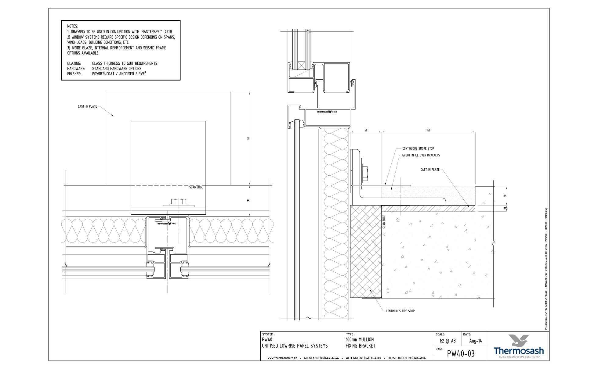 PW40 | Thermosash Building Envelope Solutions